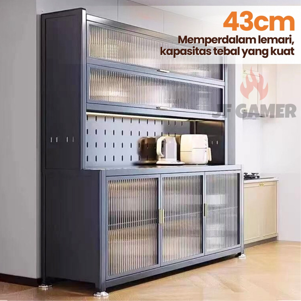 Jual Lemari Piring Multi-layer Rak Dapur Serbaguna Rak Penyimpanan ...