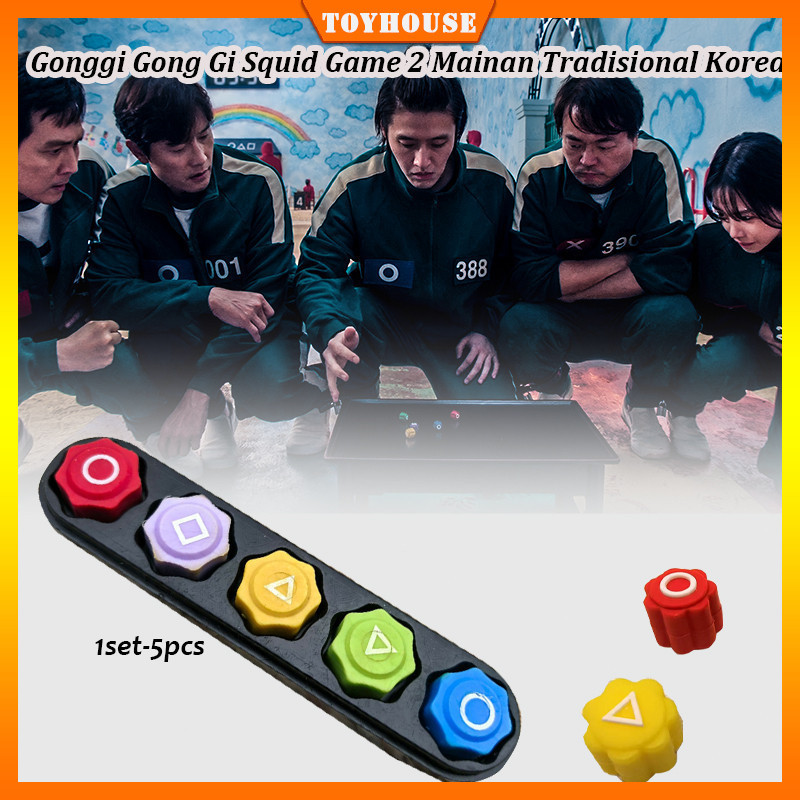 Jual Gonggi Mainan Squid Game 2 Board Game Anak Khas Korea 3D Print ...