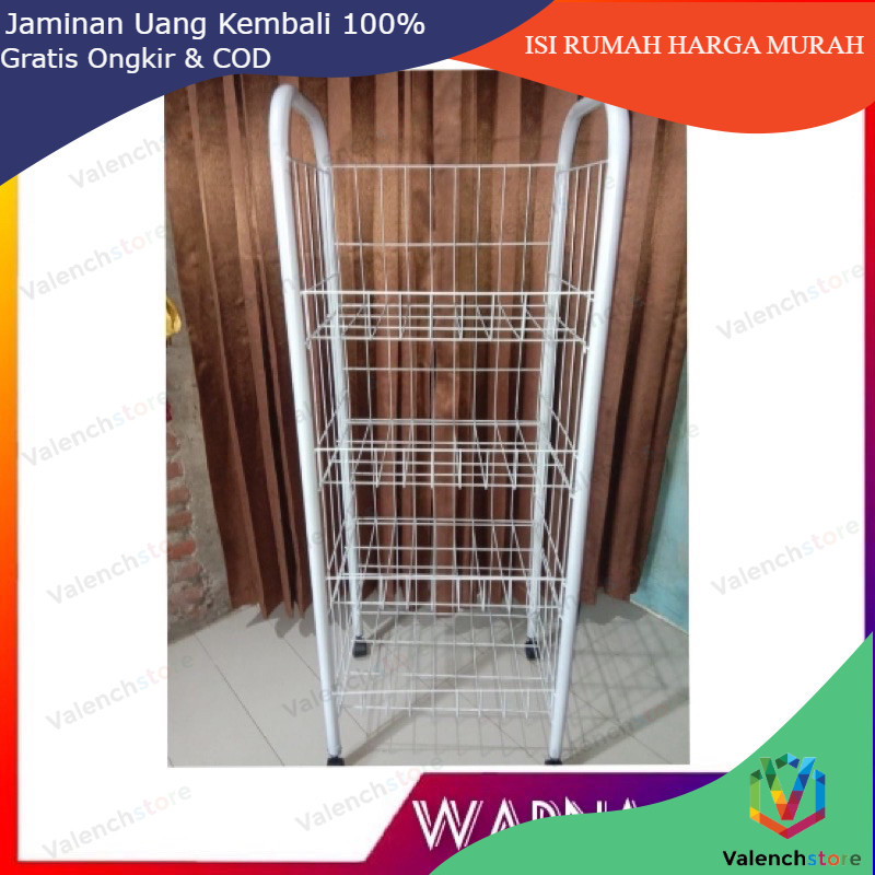 Jual rak chiki warna 4 susun , rak serbaguna 4 susun, rak ciki 4 ...