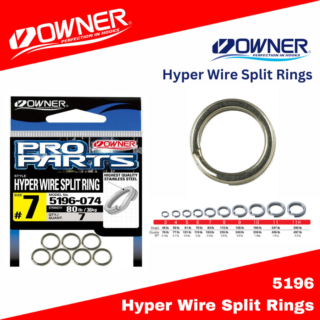 Jual Owner 5196 Hyper Wire Split Rings | Shopee Indonesia