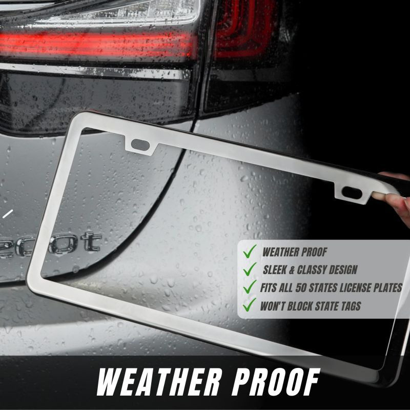 Jual Frame Plat Nomor Mobil Us Dengan Sekrup Tempat Plat Mobil Rangka ...