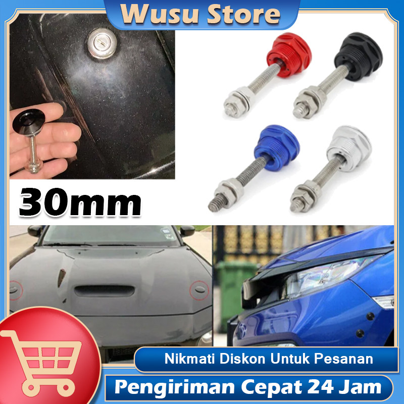 Jual 30mm Tombol Tekan Push Button Quick Release Kunci kap mesin mini ...