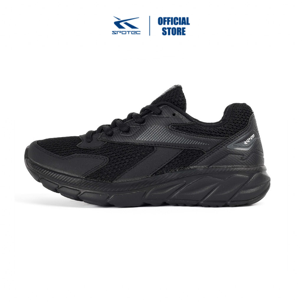 Jual Spotec Kids Walden Lace Jr Sepatu Sneakers Anak - Hitam Hitam ...