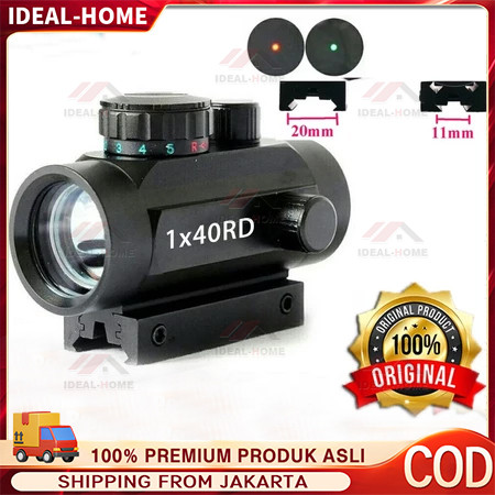 Jual 【COD/Stok tersedia】Redot 1x40 Rd Red Dot Busnell Laser Redot Redot ...