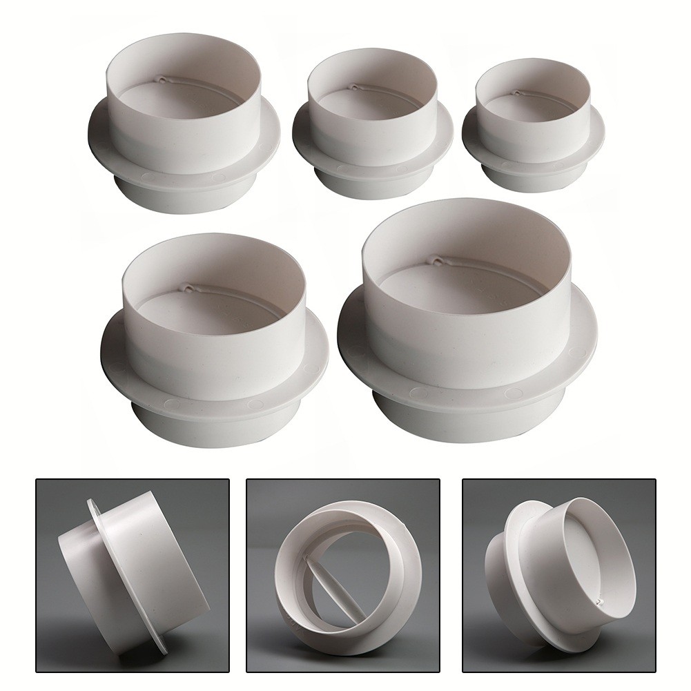 Jual Ventilation Pipe Round Check Valve Air Duct Control Exhaust Fan ...