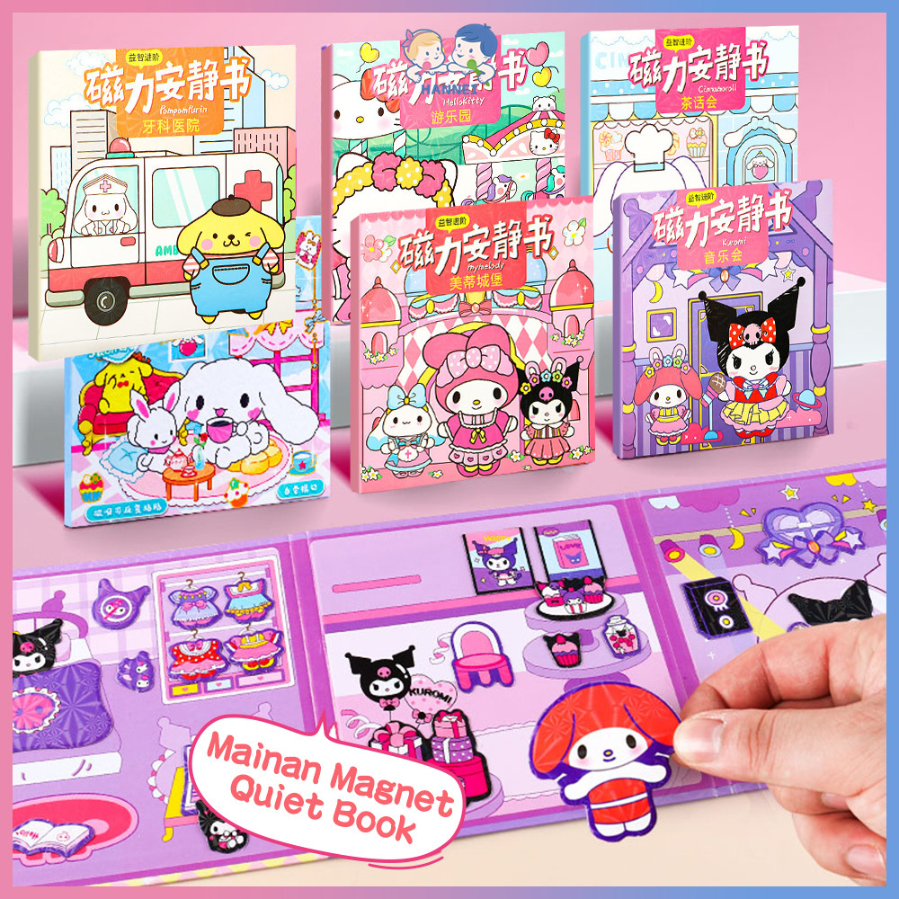 Jual Hannei Magnetic Quiet Book Mainan Edukasi Busy Book Buku Quite ...