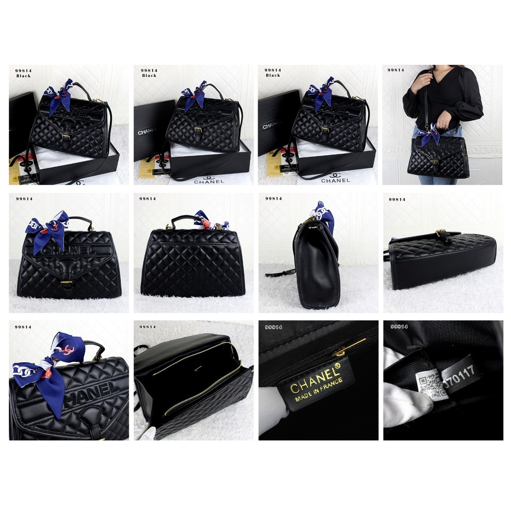 Jual TAS CN TOP HANDLE BAG PREMIUM 99814 (FREE BOX) | Shopee Indonesia