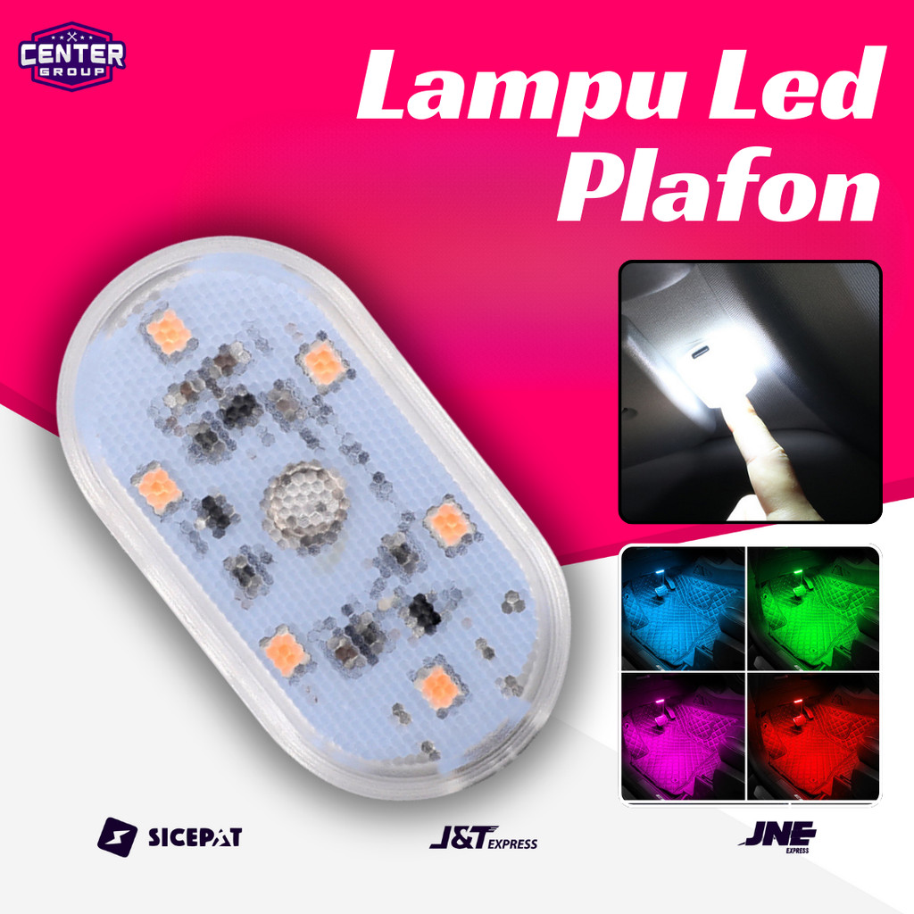 Jual Lampu Plafon Mobil / Lampu LED Sentuh Interior Dashboard Lampu ...