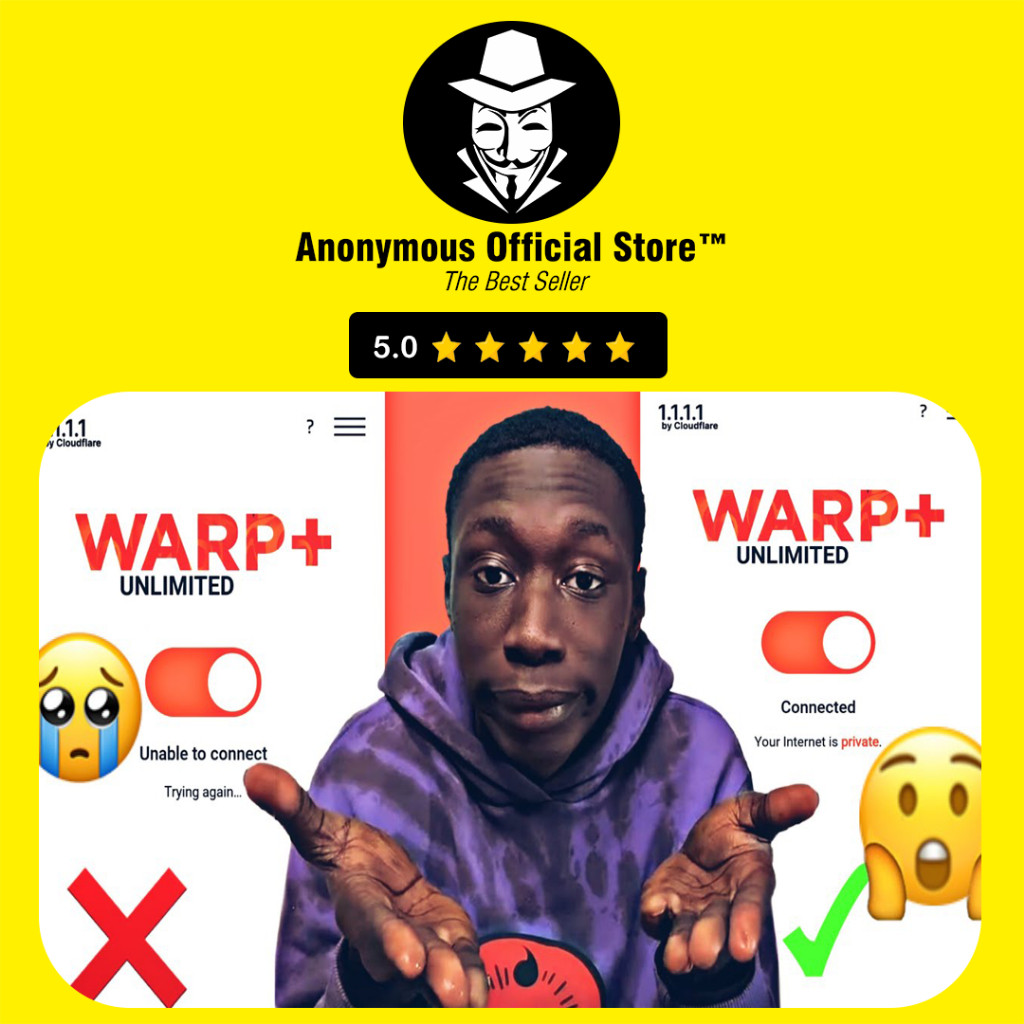 Jual CLOUDFLARE WARP+ 1.1.1.1 FREE DNS VPN UNLIMITED BY PASS SITUS ...