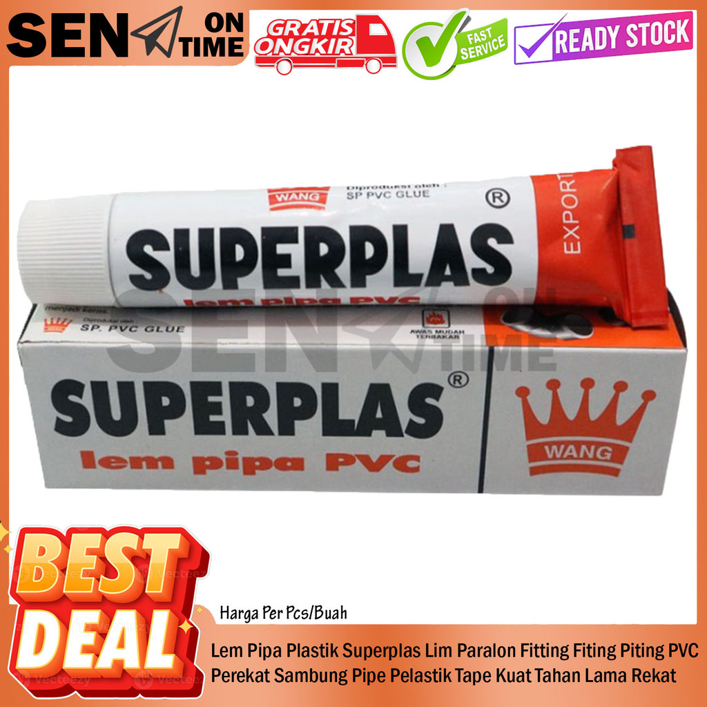 Jual Lem Pipa Pvc Superplas Lim Paralon Pralon Peralon Super Plas Tube ...