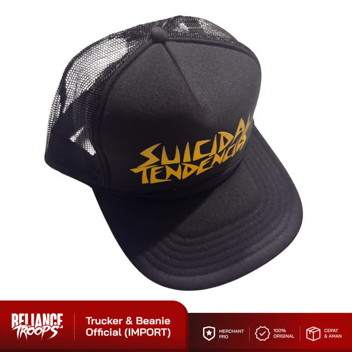 Jual Trucker Official | Suicidal Tendencies - OG Flip Up Hat (Fluo ...