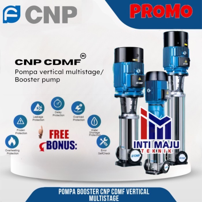 Jual Pompa Booster Feed Pump Cnp Cdmf 3-14 2 hp Vertical Multistage ...