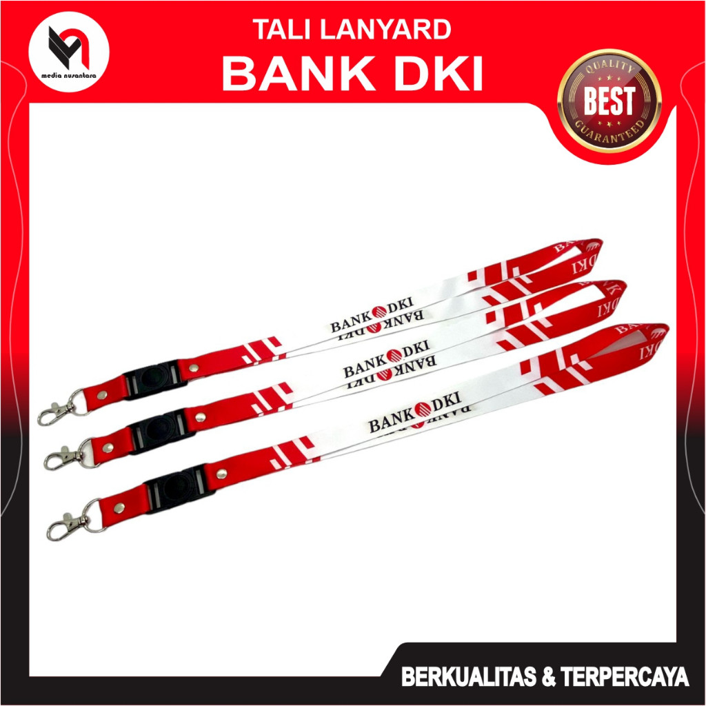 Jual Tali Lanyard ID Card Bank DKI | Shopee Indonesia