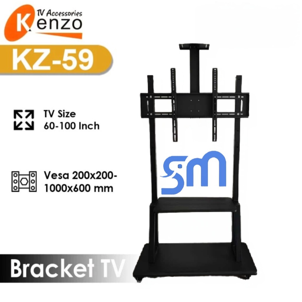 Jual Standing Bracket tv LED LCD Kenzo KZ-59 60-100 inch KZ59 | Shopee Indonesia