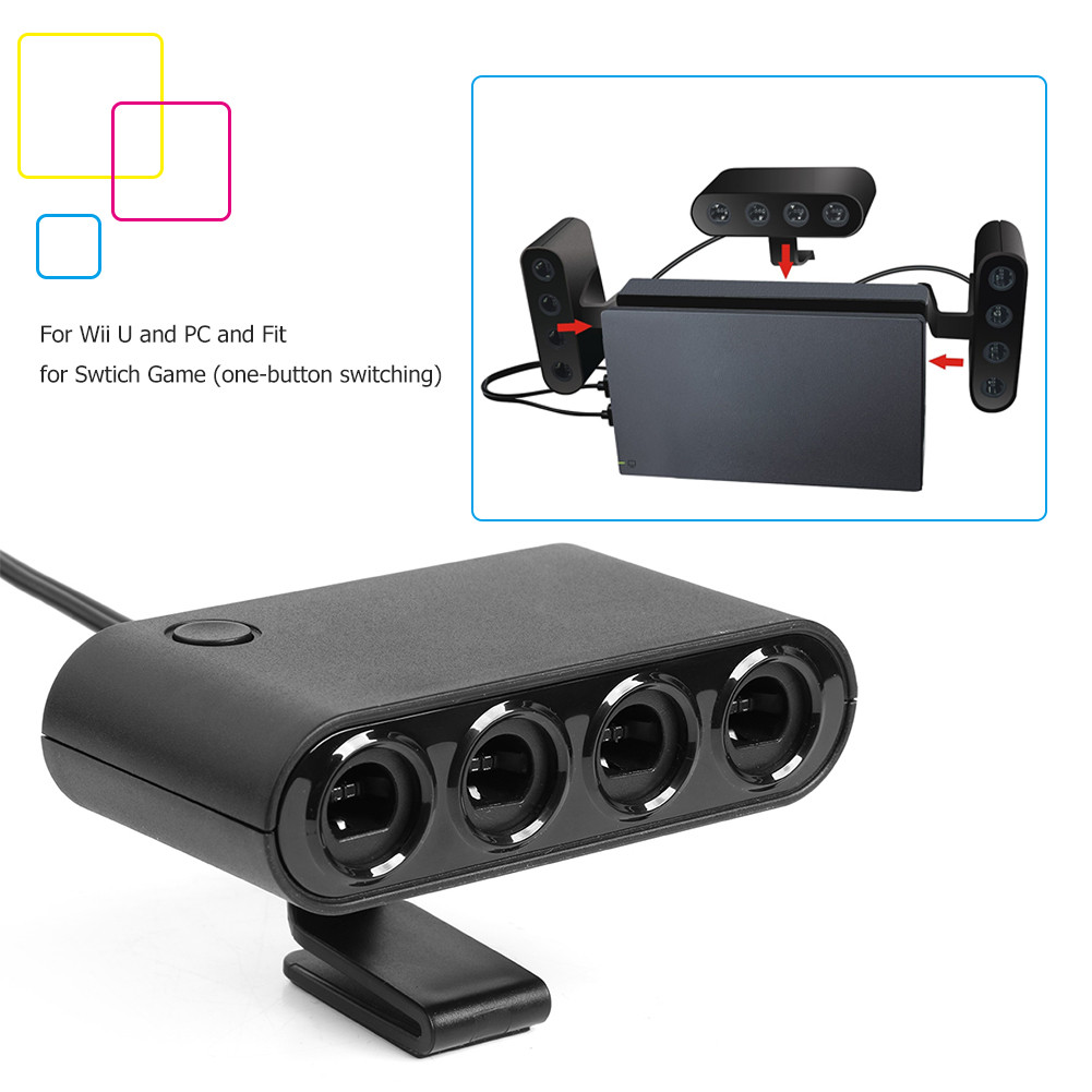 Jual 4 Port Game Converter for GameCube GC Controller USB Adapter ...
