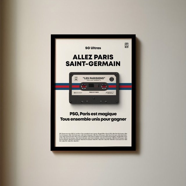 Jual Poster Paris Saint-Germain FC | PSG Allez Paris Saint-Germain | SG ...