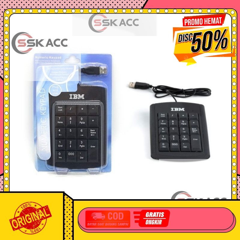Jual Keyboard Numeric / Numeric Keypad / Keyboard numeric IBM ...