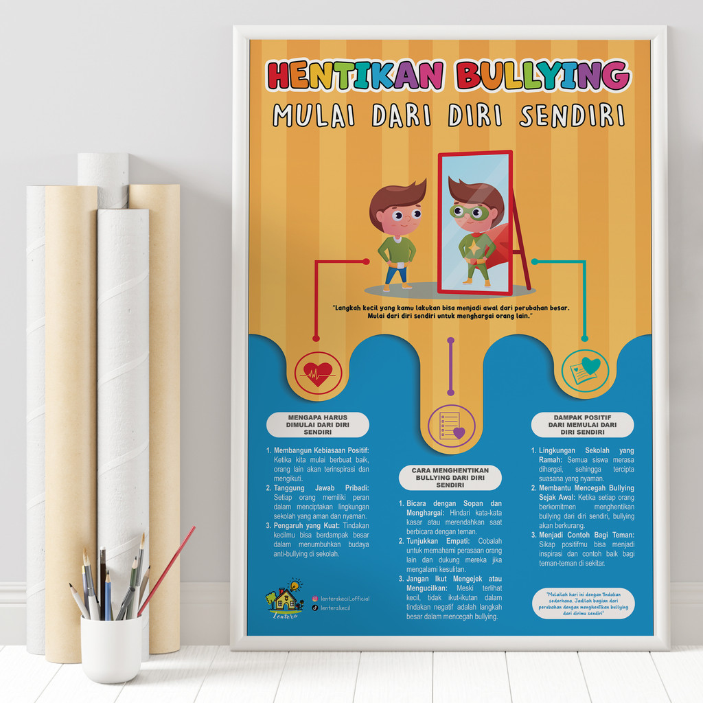 Jual Poster ANTI STOP BULLYING BULI PERUNDUNGAN - HENTIKAN BULLYING ...