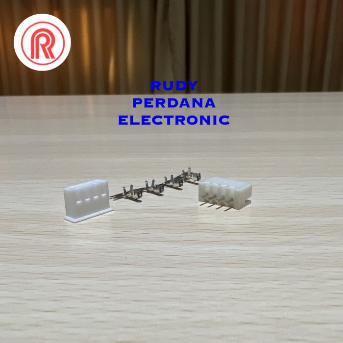 Jual O99 KONEKTOR CONNECTOR TERMINAL JST XH 2.54MM 4P 4 PIN KAKI LURUS ...