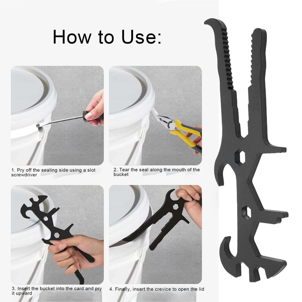 Jual Kunci Pas Ember Galon Multifungsi Ember Tutup Ember Pembuka Kunci ...