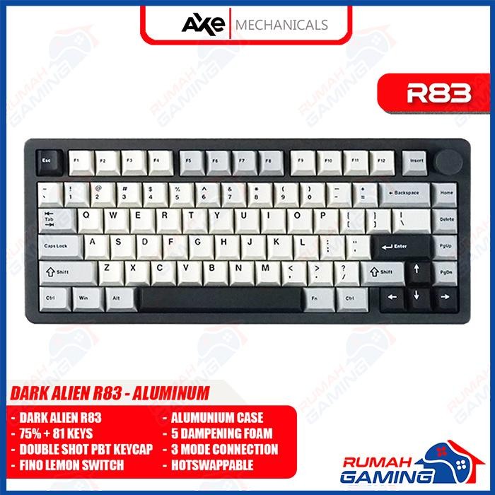 Jual AXE MECHANICALS - Dark Alien R83 - 75% - Aluminum - 3 Mode - South Face RGB - Mechanical ...