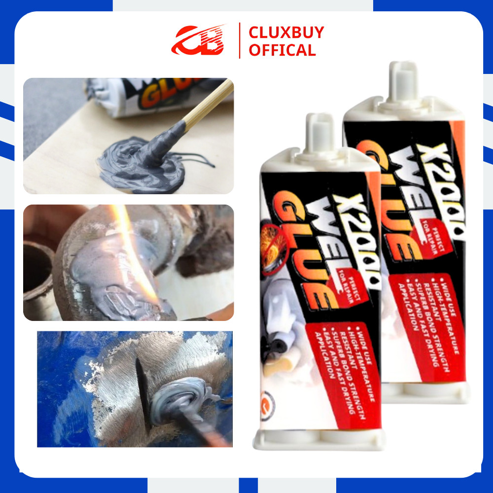 Jual Lem Besi X2000 Dua Komponen Lem Las Besi Serbaguna Menahan Dampak ...