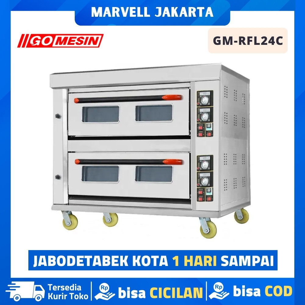 Jual OVEN GAS 2 DECK 4 TRAY GETRA RFL 24SSGC RFL-24SSGC OVEN 2 DECK 4 ...