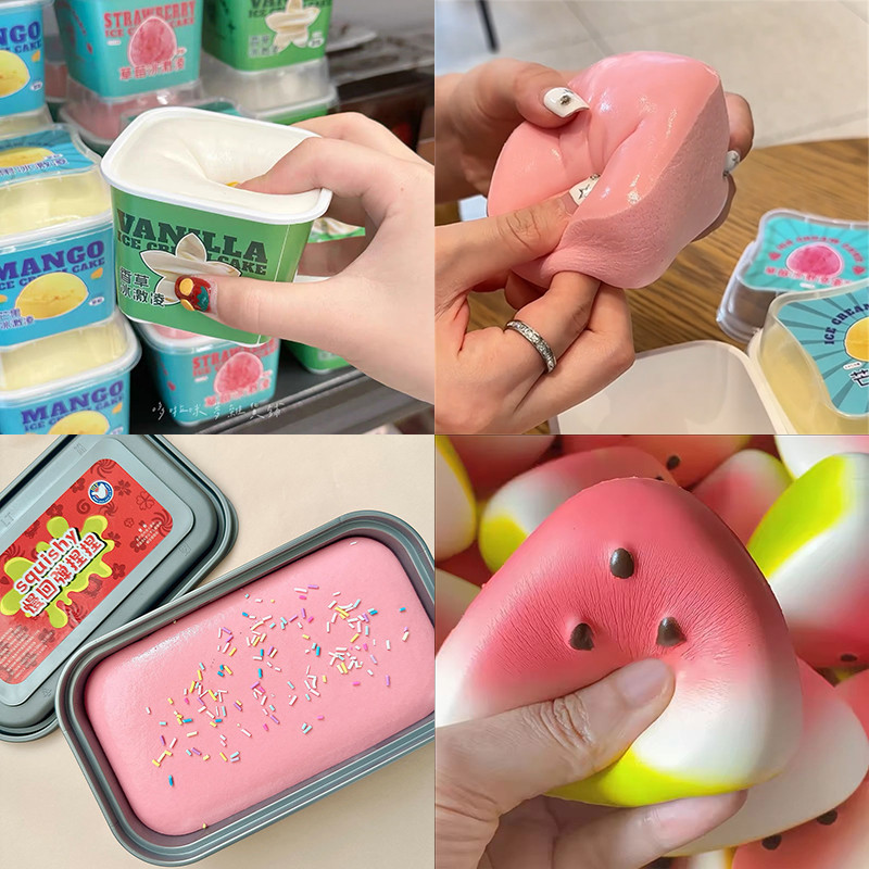 Jual Mainan Karet Perlahan Rebound Simulasi Squishy Mainan Pereda ...