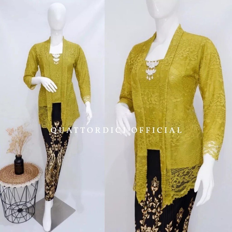 Jual Kebaya Kutu Baru / Kebaya Tunik / Tunik Brokat / Kebaya Modern / Kebaya tile / Kebaya ...