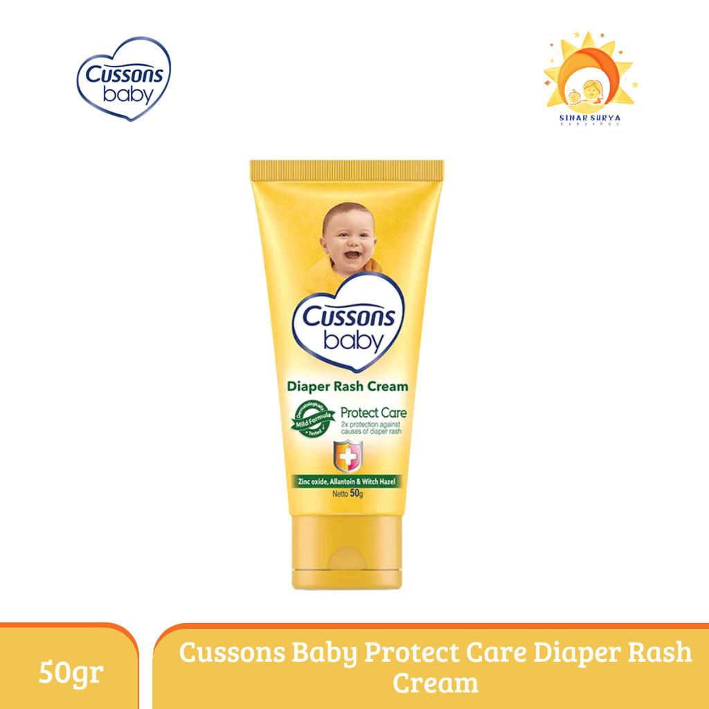 Jual Cussons Baby Protect Care Diaper Rash Cream/ Krim Ruam Popok ...
