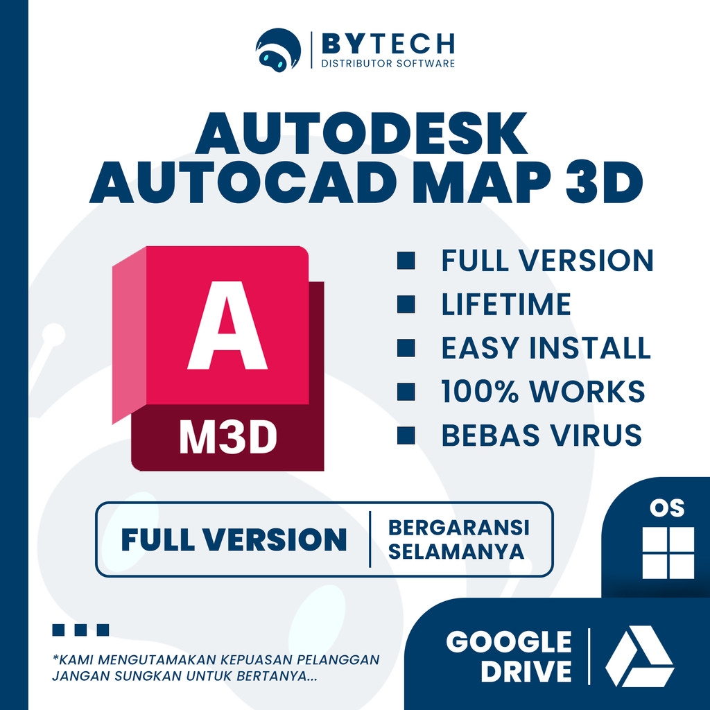 Jual Autodesk AutoCAD Map 3D 2025 2024 2023 2022 2021 2020 | Windows ...