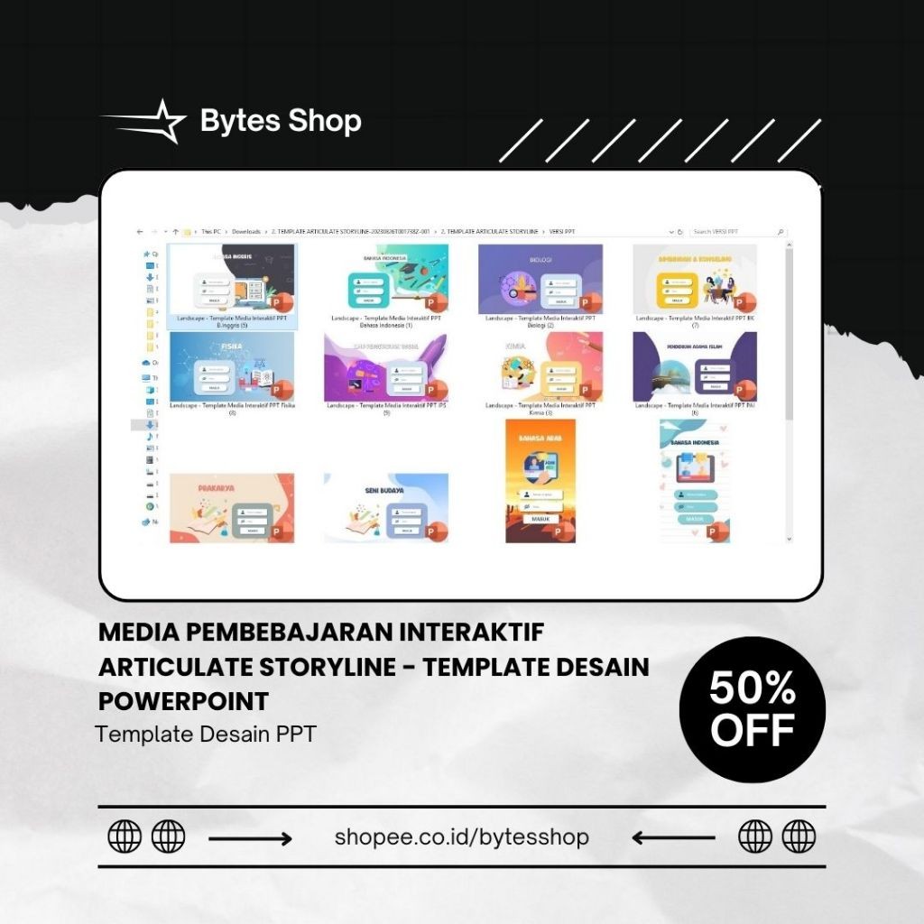 Jual Media Pembebajaran Interaktif Articulate Storyline - Template ...
