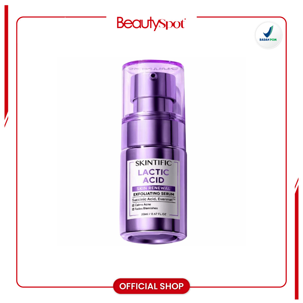 Jual SKINTIFIC Lactic Acid Exfo Serum 20ml | Shopee Indonesia