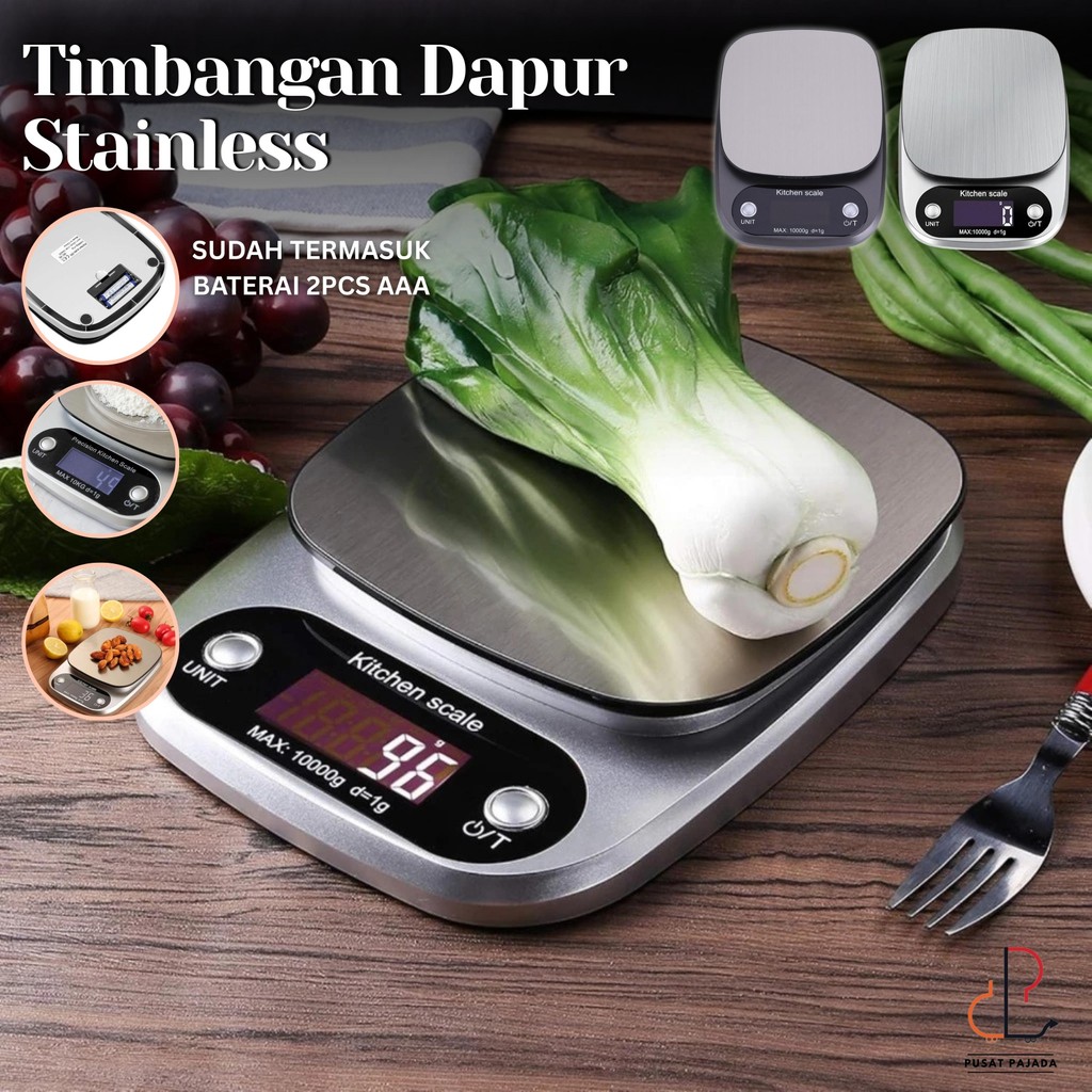 Jual Timbangan Digital Dapur 10KG Premium Kitchen Scale Timbangan Kue ...