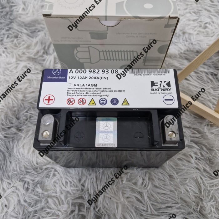 Jual ACCU AKI STARTER AUX BATTERY MERCEDES W166 W221 W212 W211 ORIGINAL ...