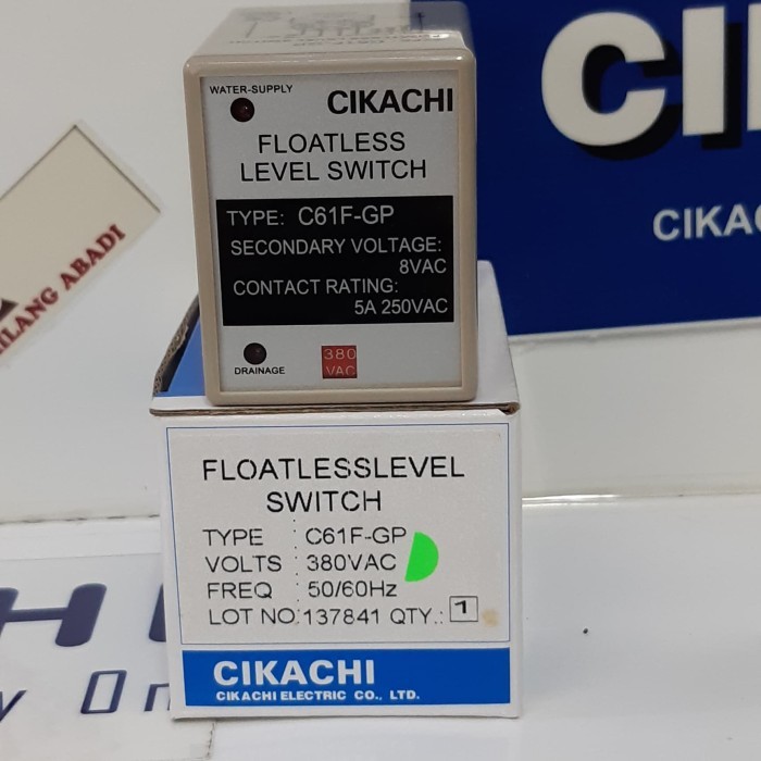 Jual TJP99 C61F-GP (380VAC), FLOATLESS LEVEL SWITCH CIKACHI | Shopee ...