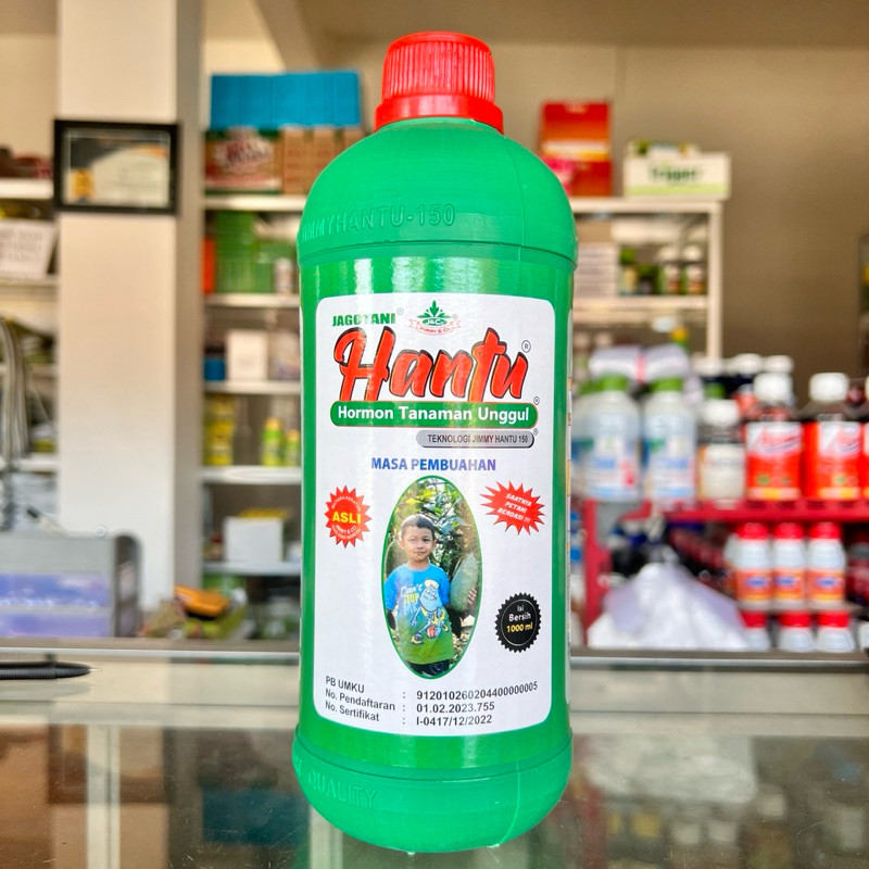 Jual Pupuk Jimmy Hantu Pembuahan NPK Jagotani Botol Hijau Original 1 ...