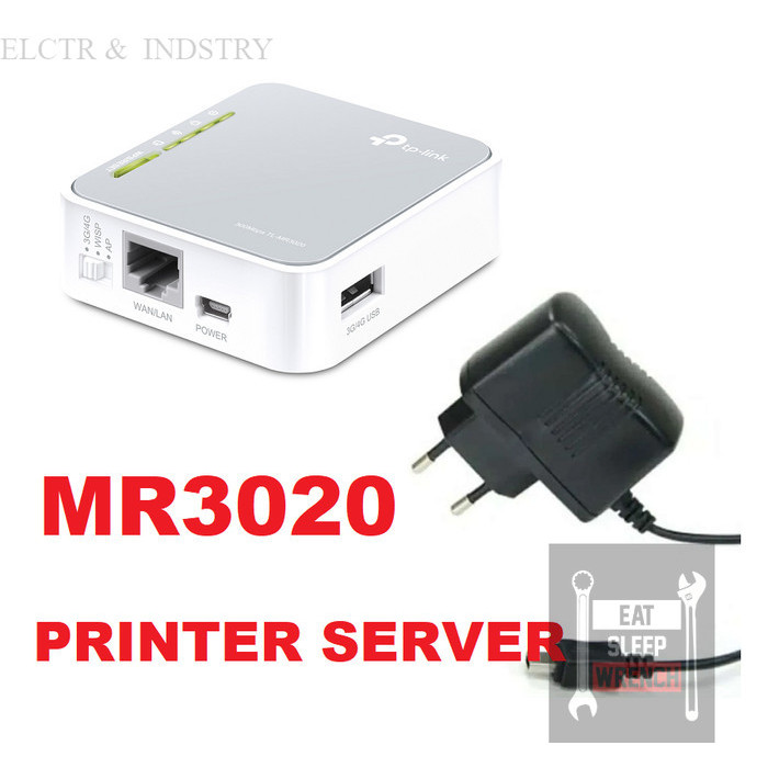 Jual Network Print Server USB Mini Potable LAN Wifi Bluetooth - MR3020 ...