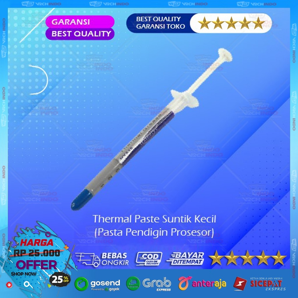 Jual Thermal Grease / Paste / Pasta Silicone Heatsink Prosesor PC CPU ...