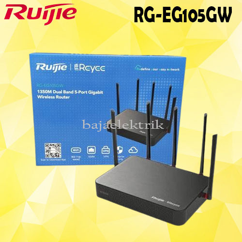 Jual RUIJIE REYEE RG-EG105GW WIRELESS ROUTER DUAL BAND 5GE 1350Mbps | Shopee Indonesia