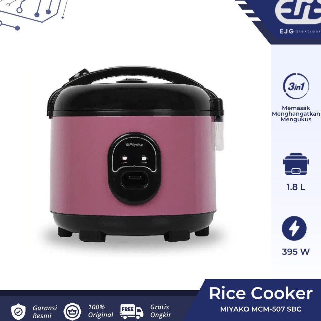 Jual MIYAKO MCM 507 SBC MagicCom / Rice Cooker 3IN1 / MCM507SBC ...
