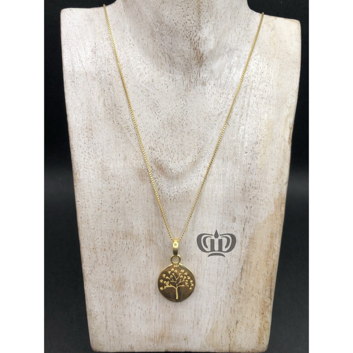 Jual Dewi Souvenir Silver | Kalung Liontin Tree Of Life Small Gold ...