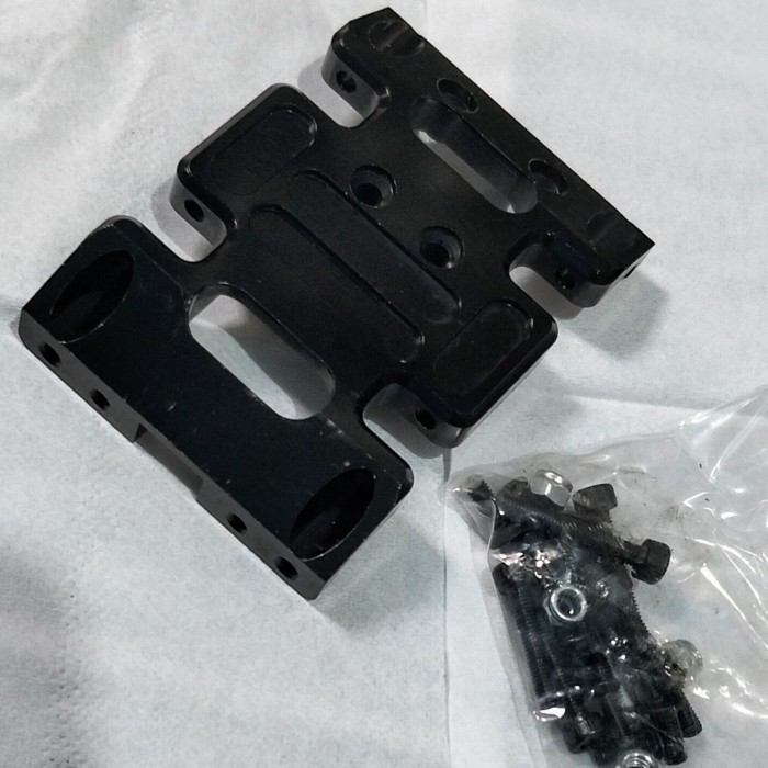 Jual Skidplate metal dudukan gearbox RC axial scx10 ii austar mn999 ...