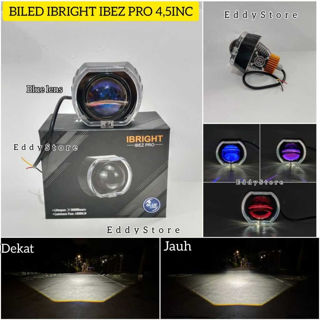 Jual Projie Biled Asli 4.5inc Blue Lens IBRIGHT IBEZ PRO | Shopee Indonesia