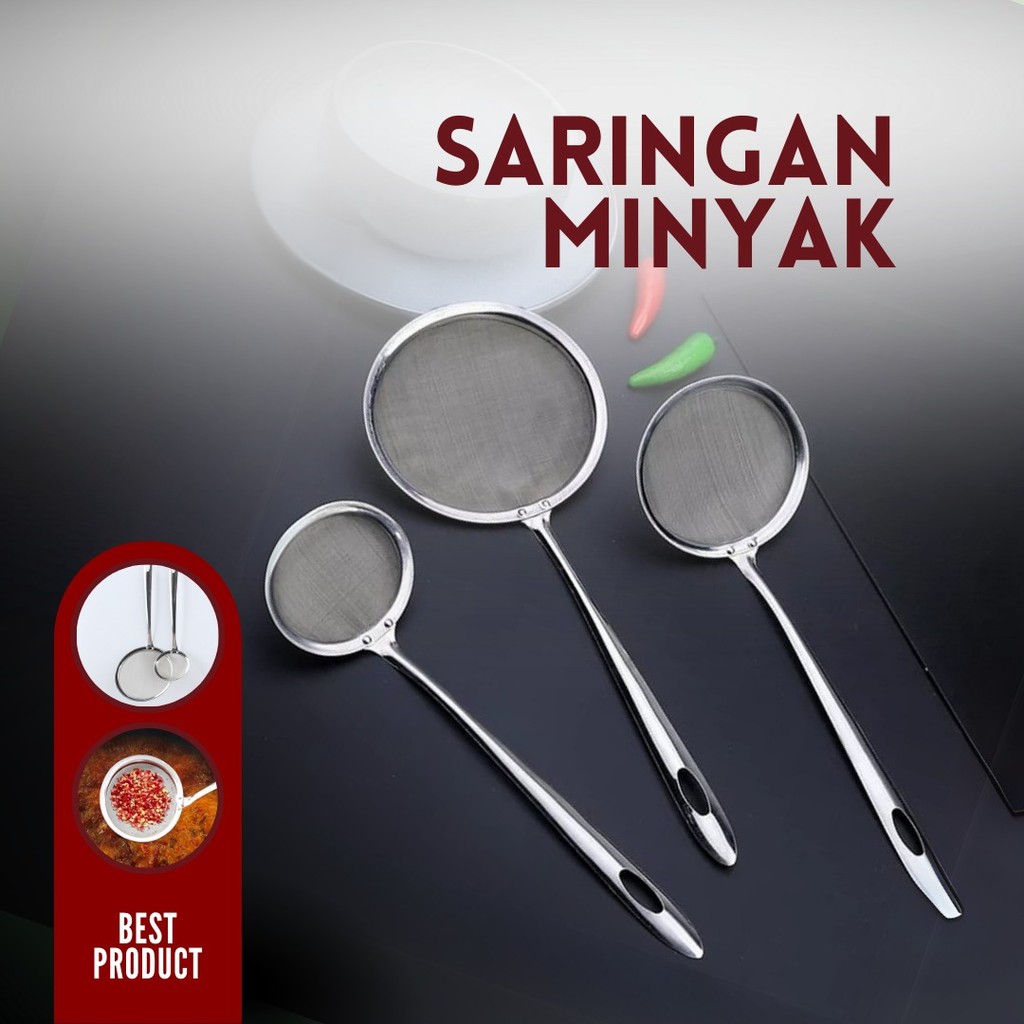 Jual BMW Kitchenware - Saringan Minyak Stainless Steel Bahan Premium ...