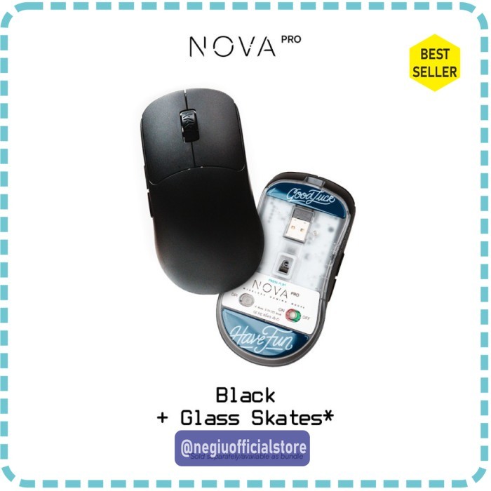 Jual (TTP) Press Play Nova Pro Lightweight Wireless Gaming Mouse ...