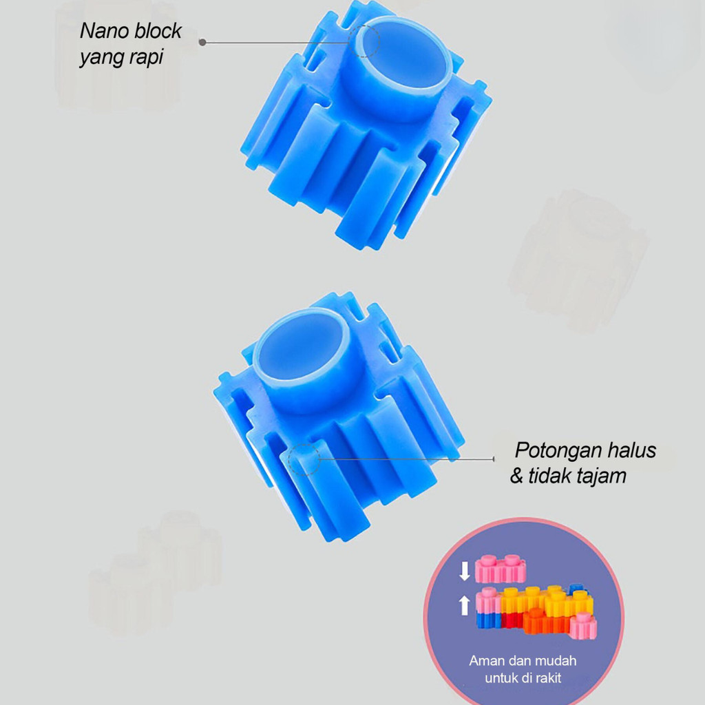 Jual Mainan Nano Block CNY New Year Red Flame Dragon Medium Bricks ...