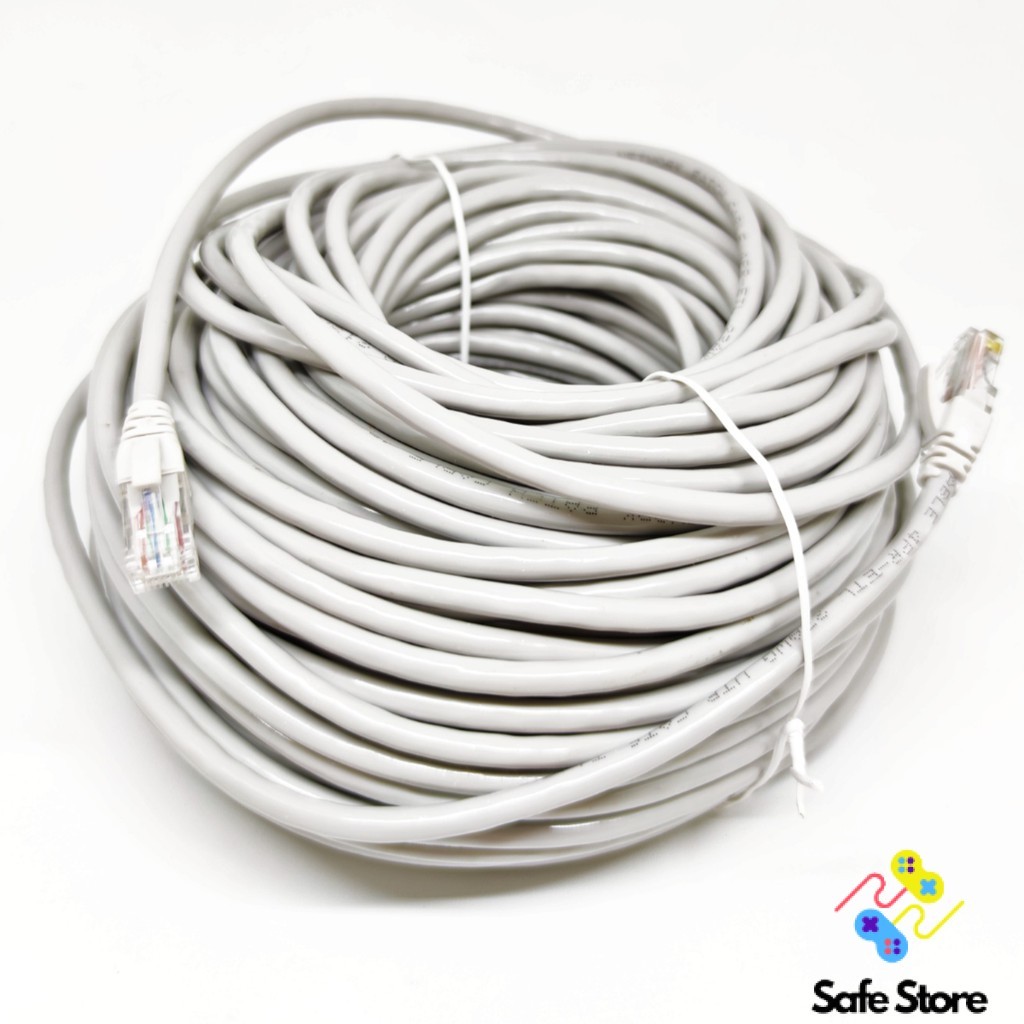 Jual KABEL LAN 40M CAT 6 / KABEL UTP 40 METER PABRIKAN CAT 6 | Shopee ...