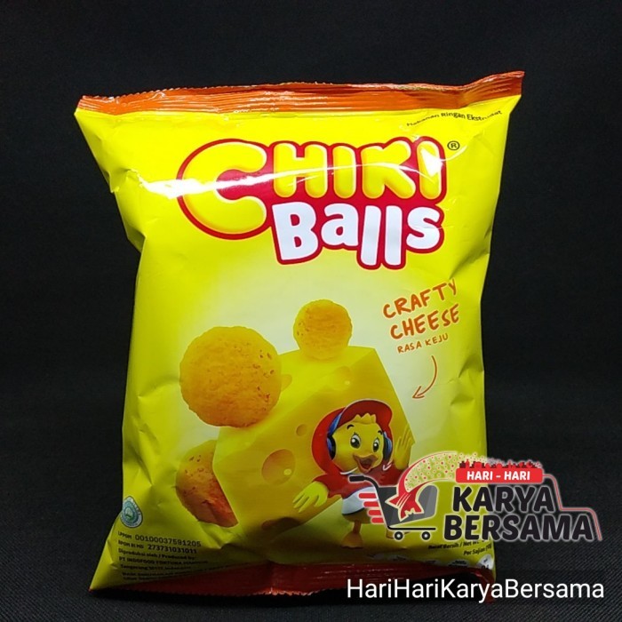 Jual SNACK CHIKI CHIKI BALLS CRAFTY CHEESE KEJU 55GR | Shopee Indonesia