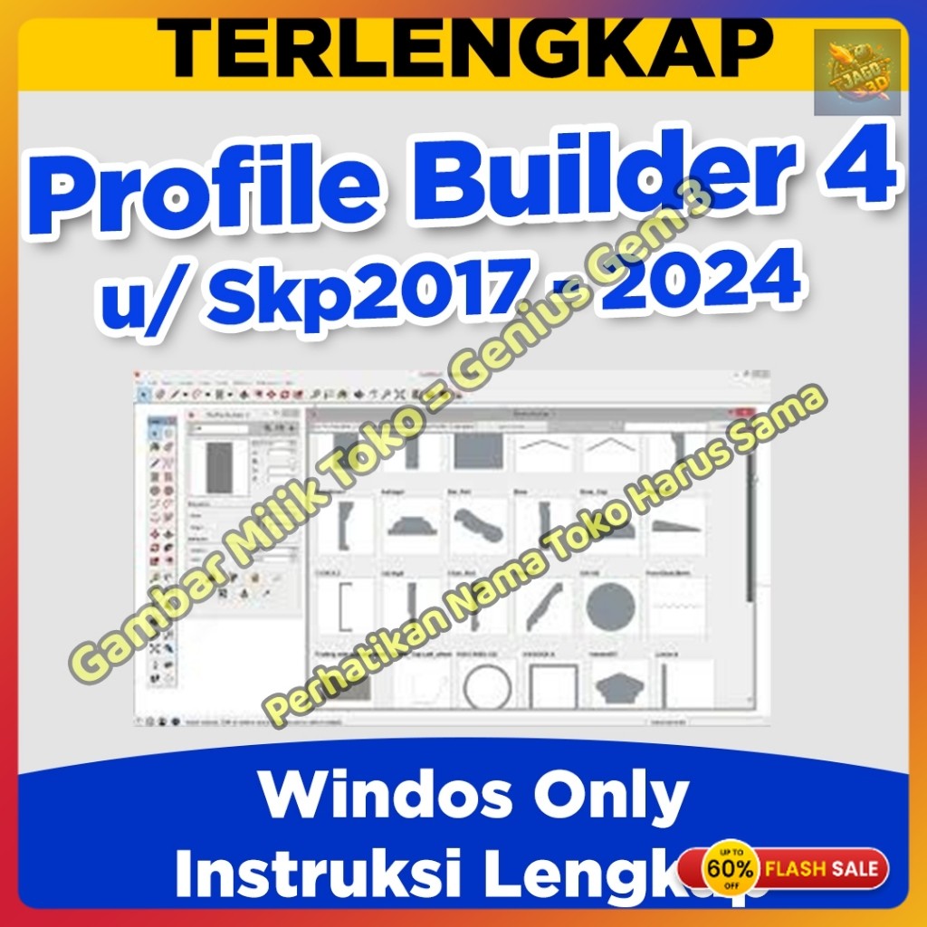 Jual Profile Builder 4 Sketchup Plugins TERBARU | Shopee Indonesia
